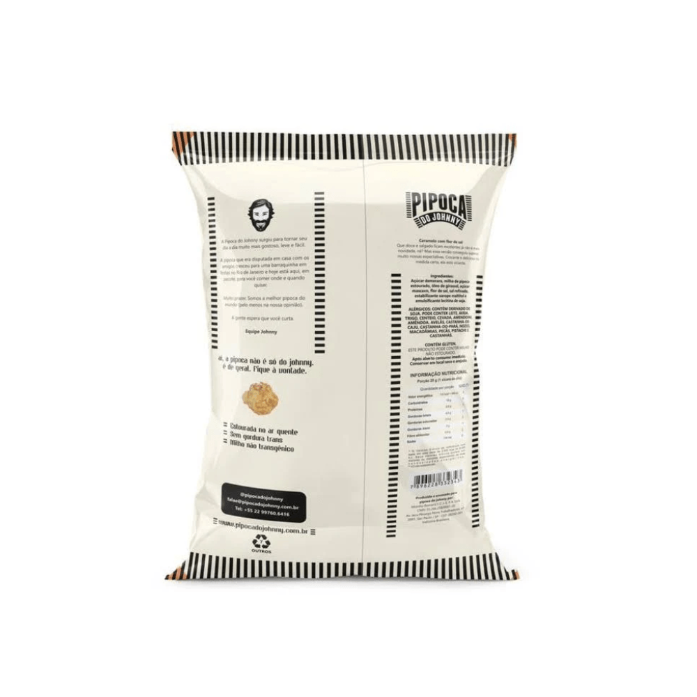 Pipoca do Johnny Pronta Sabor Parmesão e Azeite Trufado 40g - Shopping ...
